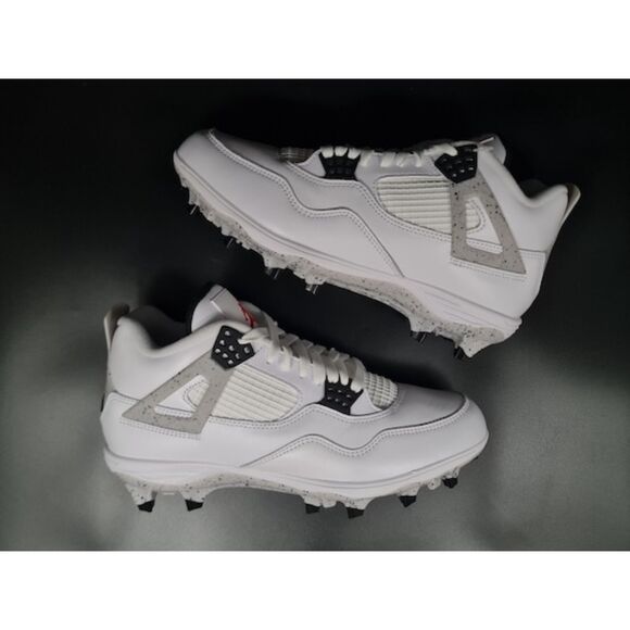 Jordan | Shoes | Jordan 4 Retro Td Cleat White Cement Size Hq0207106 ...